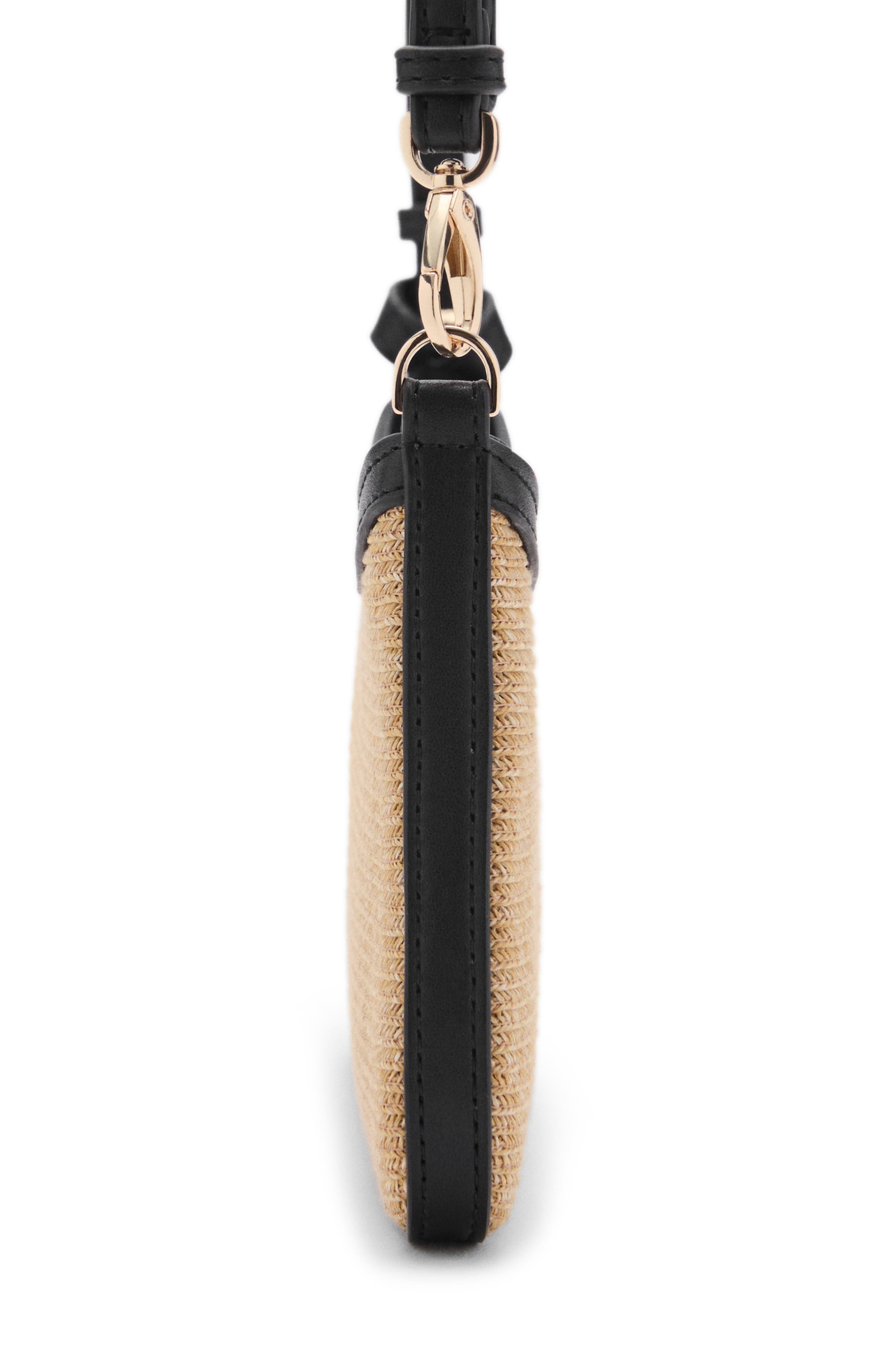 MANGO Natural Fiber Convertible Shoulder Bag | Nordstromrack