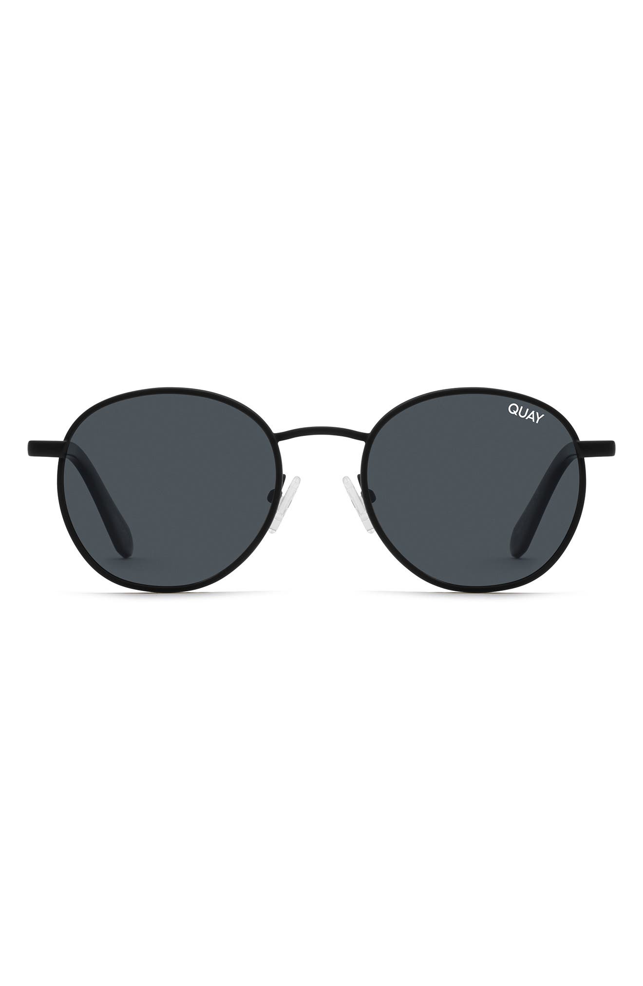 QUAY Australia Talk Circles 45mm Polarized Round Sunglasses | Nordstromrack