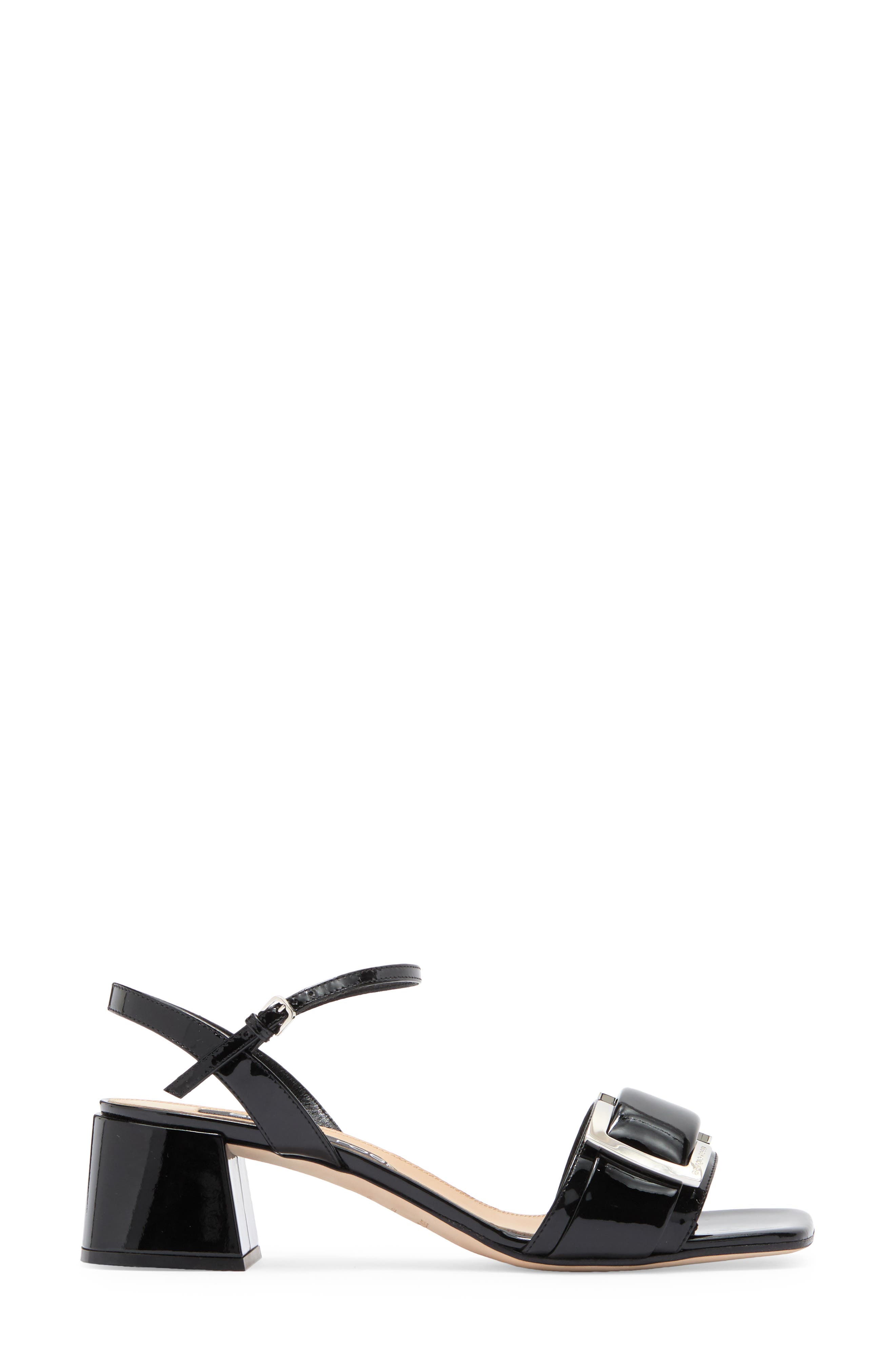 Sergio Rossi Logo Buckle Sandal (Women) | Nordstromrack