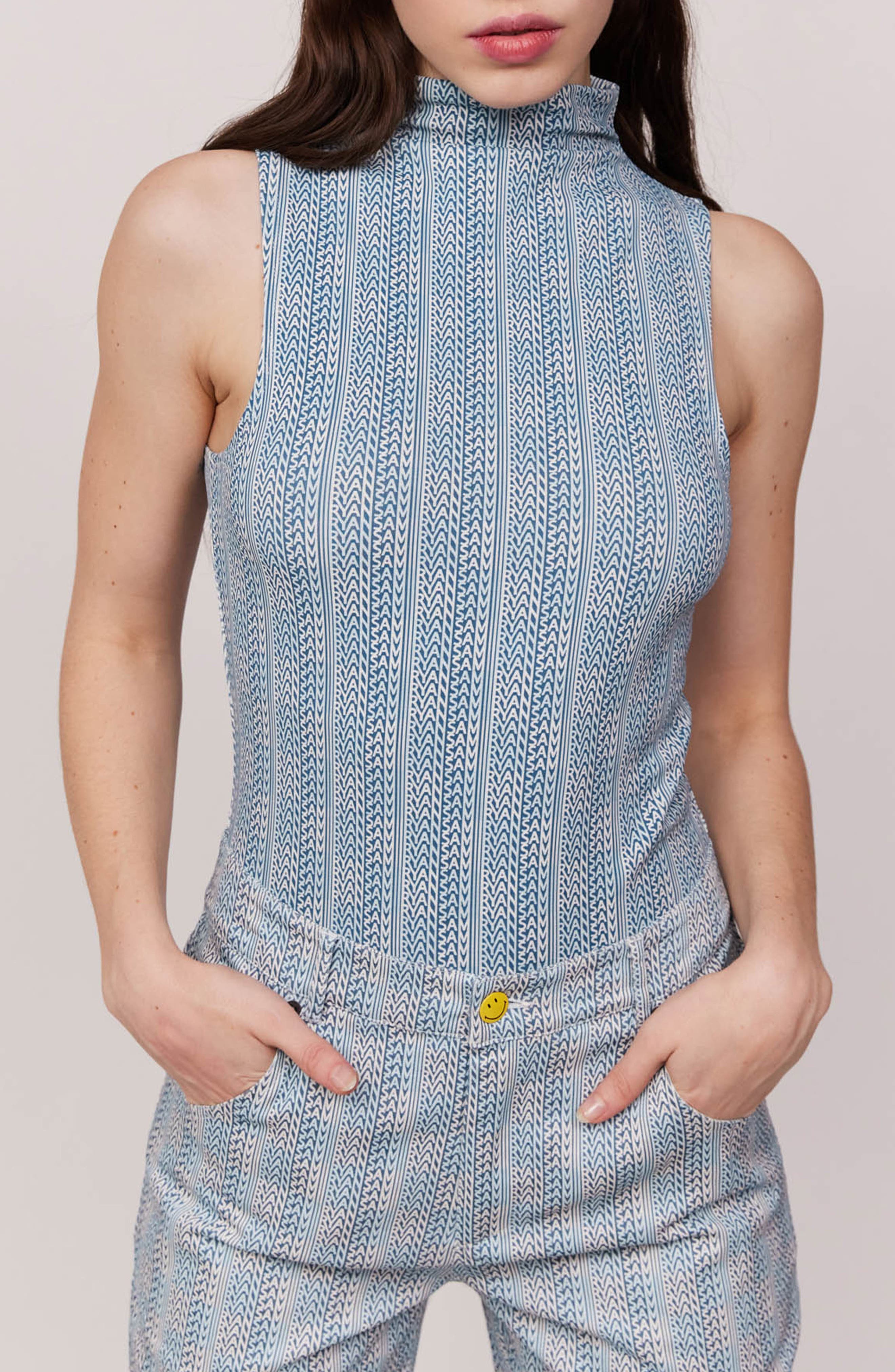 Samii Ryan Logo Check Bodysuit | Nordstromrack