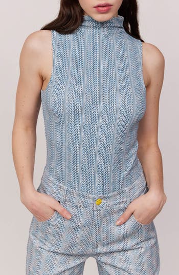 Samii Ryan Logo Check Bodysuit | Nordstromrack