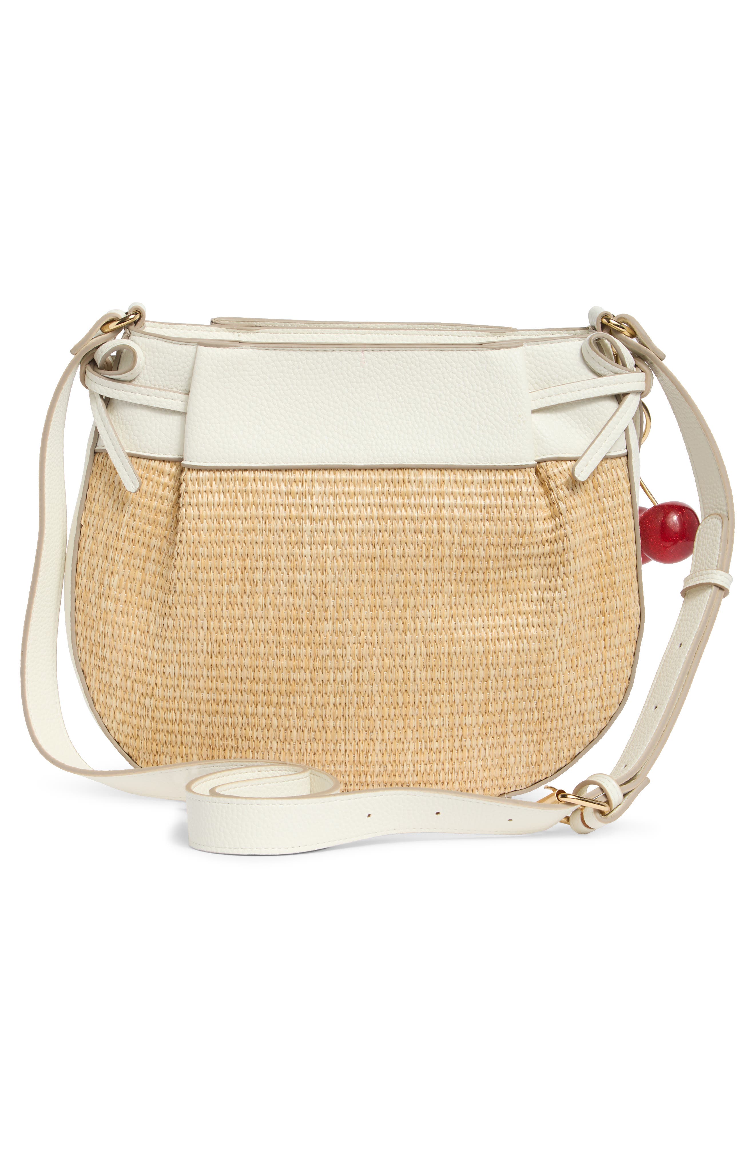 Nanette Lepore Triple Section Straw Crossbody Bag | Nordstromrack