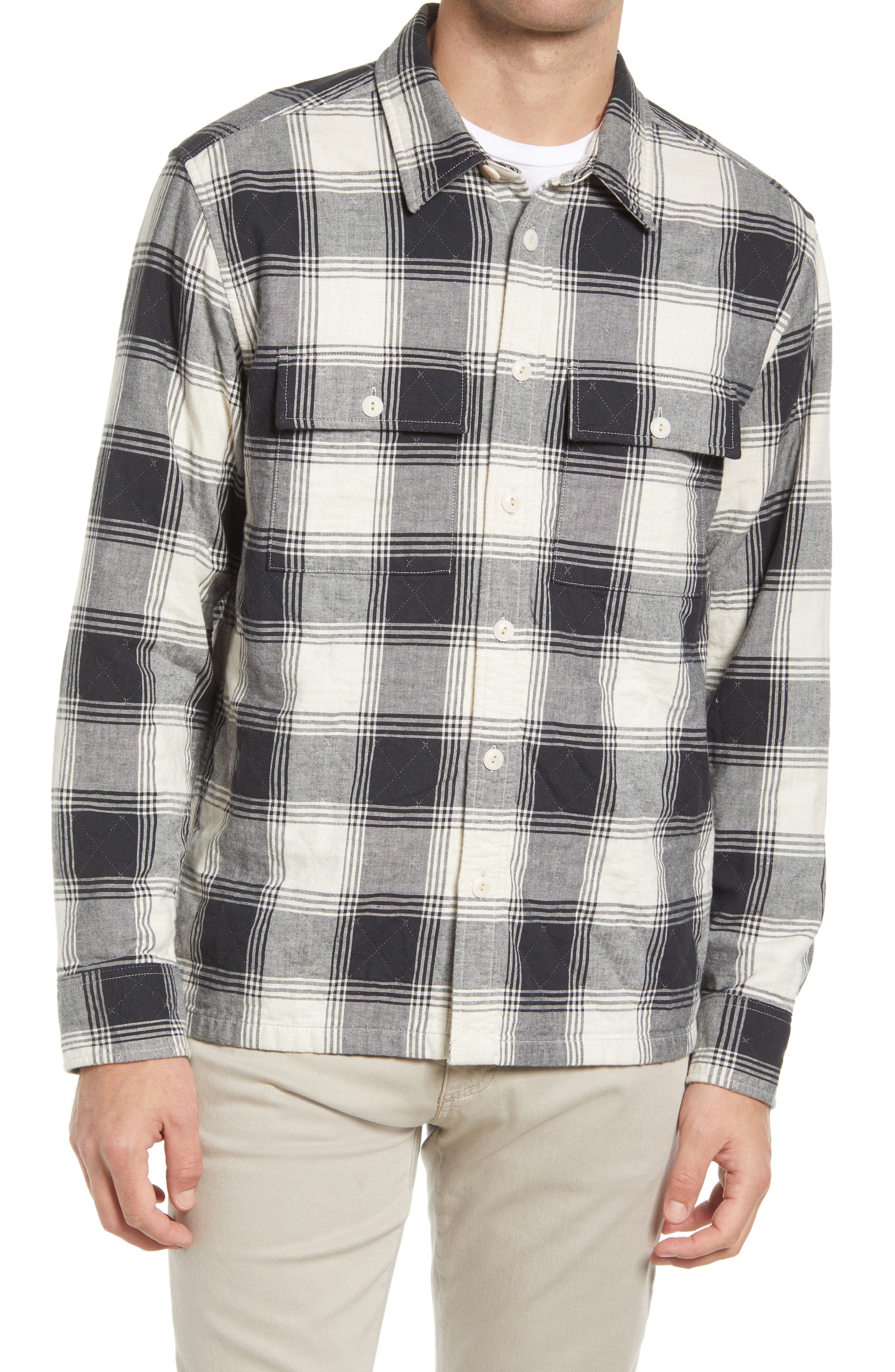Easy Plaid Quilted Shirt Jacket (Men) | Nordstromrack