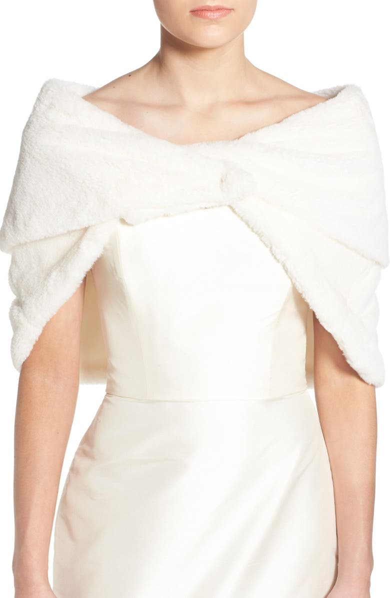 Candela Faux Fur Wrap | Nordstrom