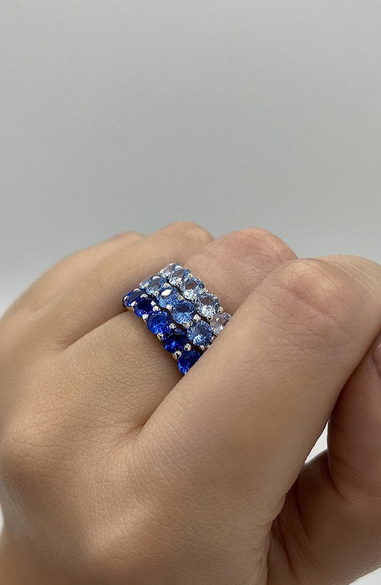 Sterling Forever Sterling Silver CZ Celebration Band Ring | Nordstromrack