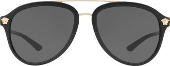 Versace Rock Icons 58mm Aviator Sunglasses | Nordstromrack