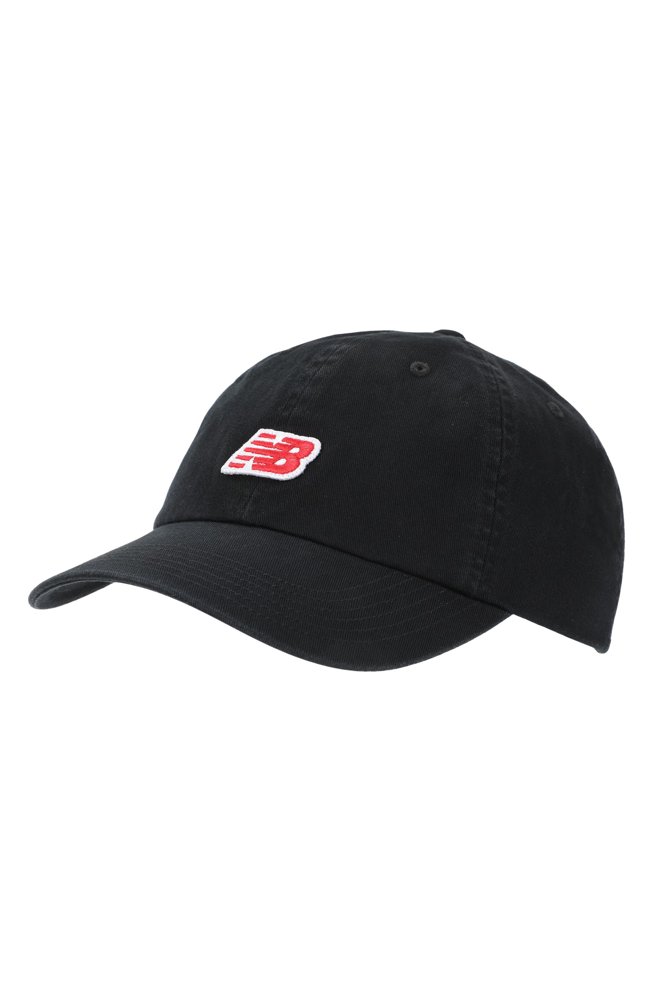 New Balance 6-Panel Logo Patch Adjustable Baseball Hat | Nordstromrack
