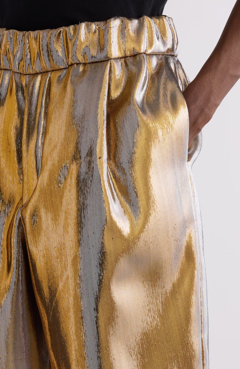 Dries Van Noten Plato Metallic Baggy Shorts | Nordstromrack