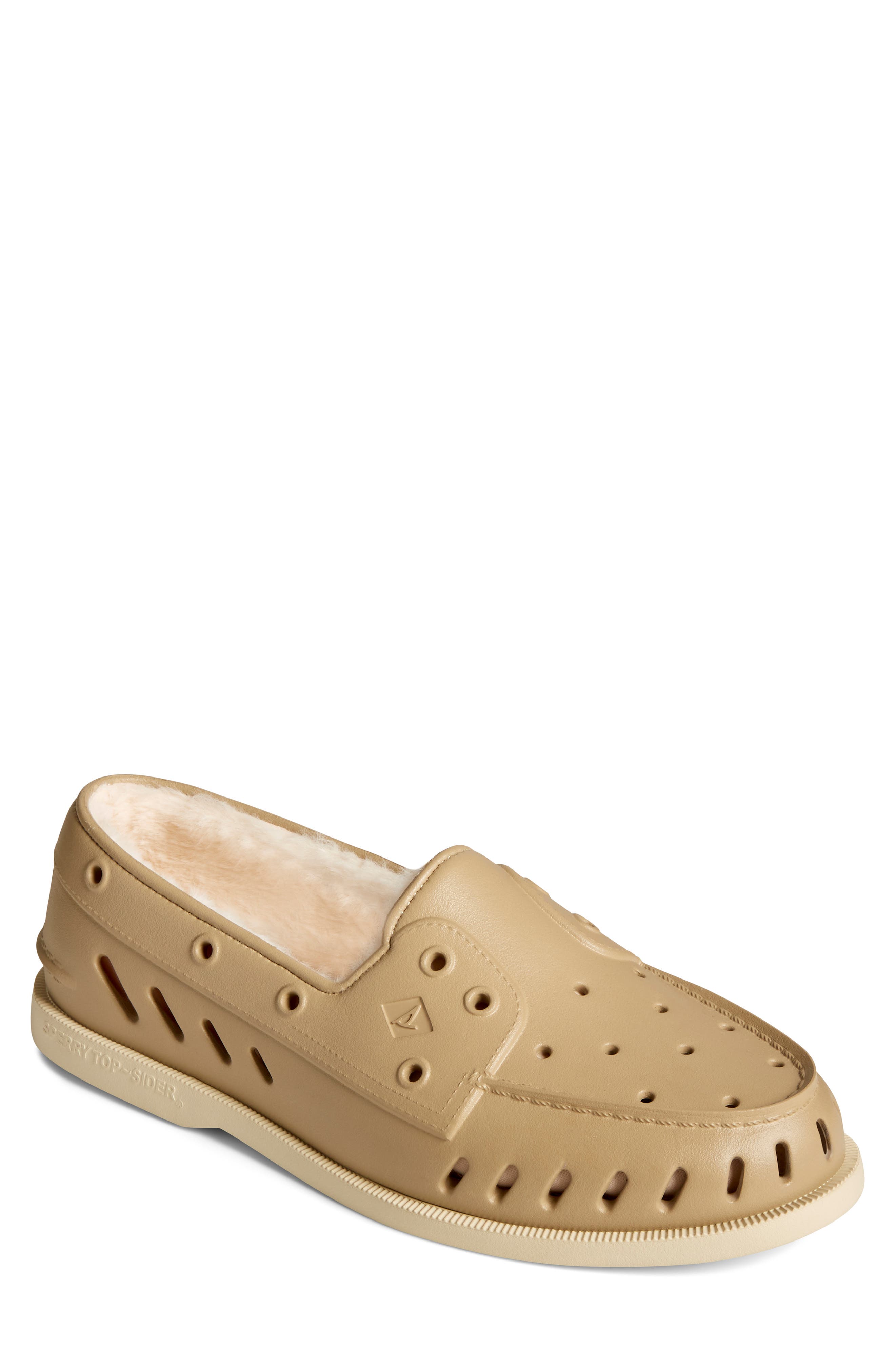 Sperry Cozy Float Faux Shearling Lined Boat Shoe (Men) | Nordstrom