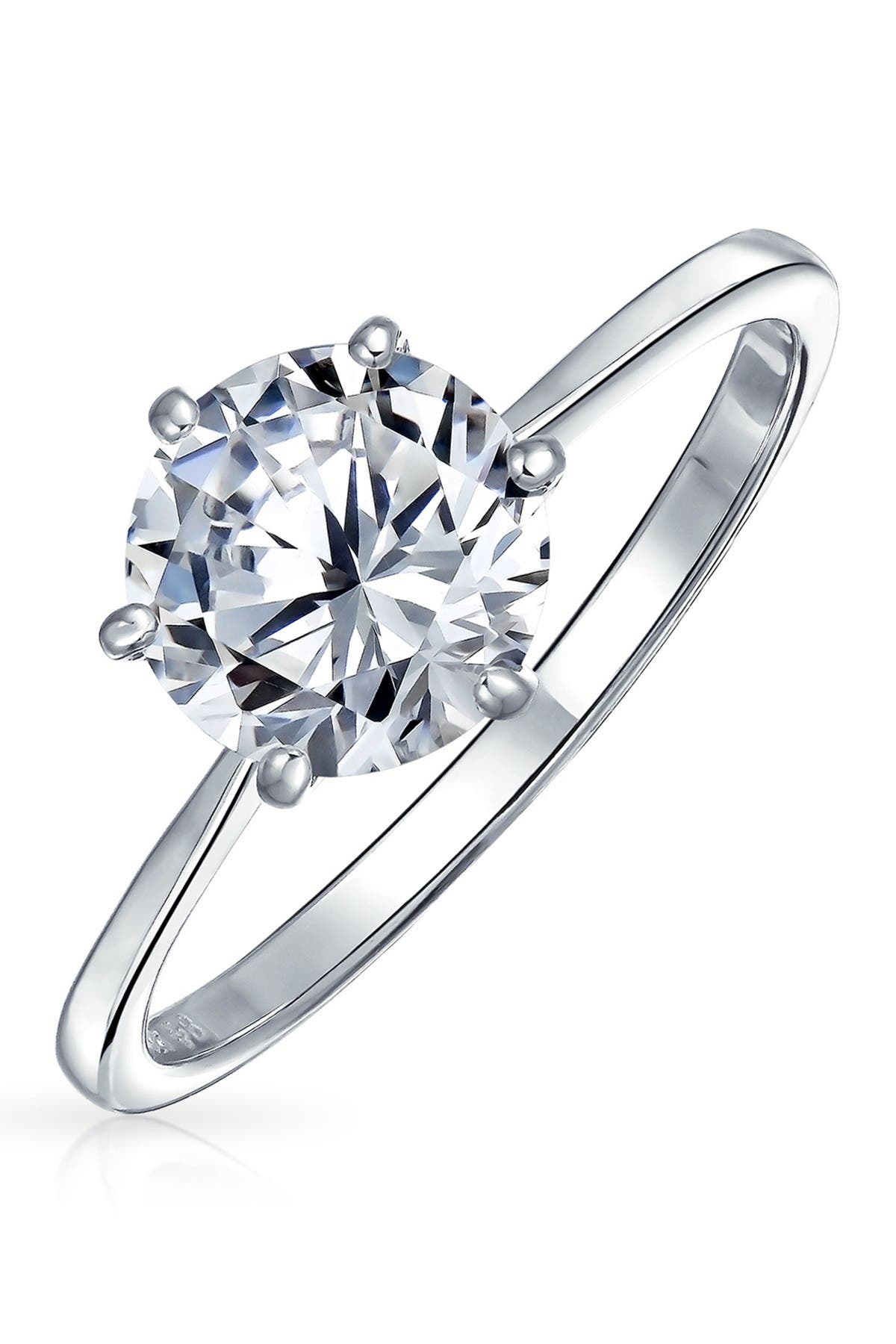 BLING JEWELRY CZ Solitaire Engagement Ring | Nordstromrack