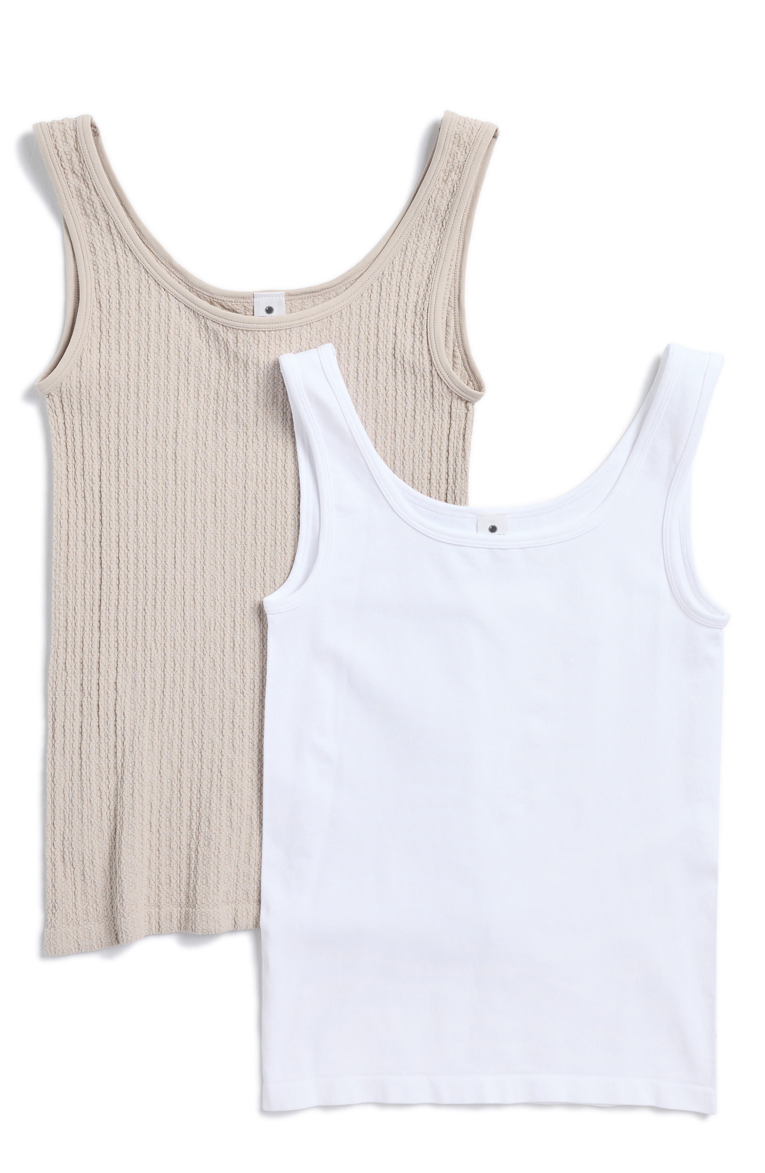 YOGALICIOUS Katryna 2-Pack Textured & Seamless Tanks | Nordstromrack