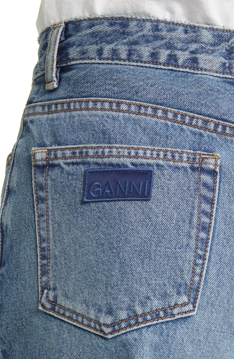 Ganni Misy Organic Cotton Wide Leg Jeans | Nordstromrack