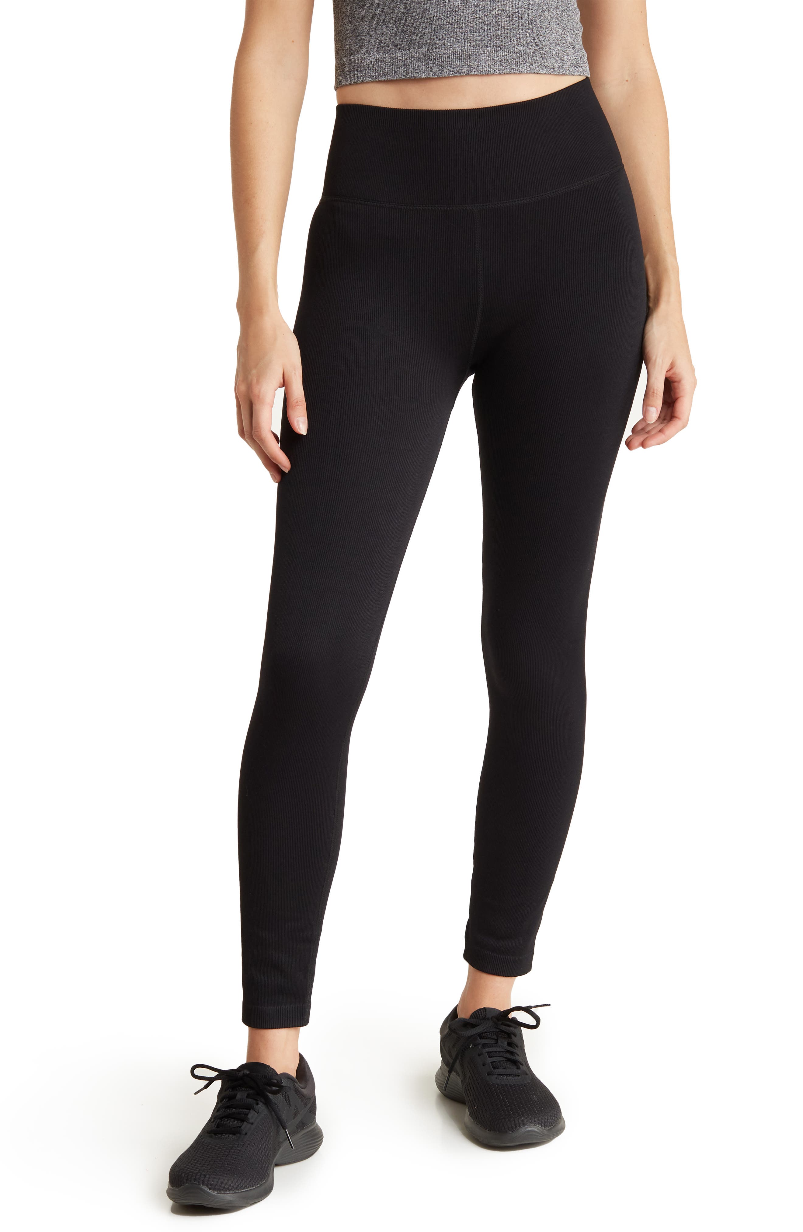 Calvin Klein Thin Rib High Waist 7/8 Leggings | Nordstromrack