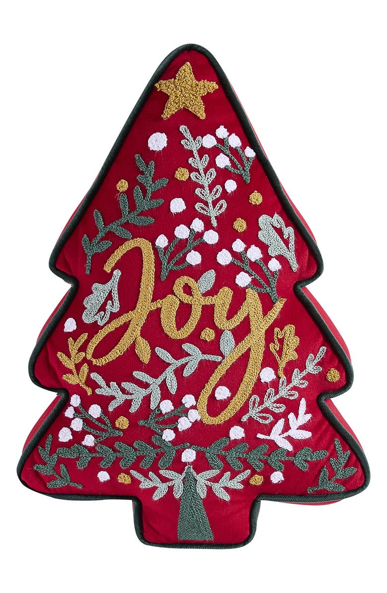 VCNY HOME Joy Christmas Tree Throw Pillow | Nordstromrack