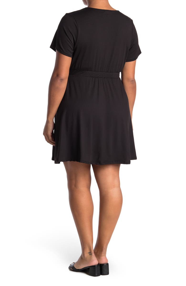 Curvy Sense Surplice Flare Dress | Nordstromrack