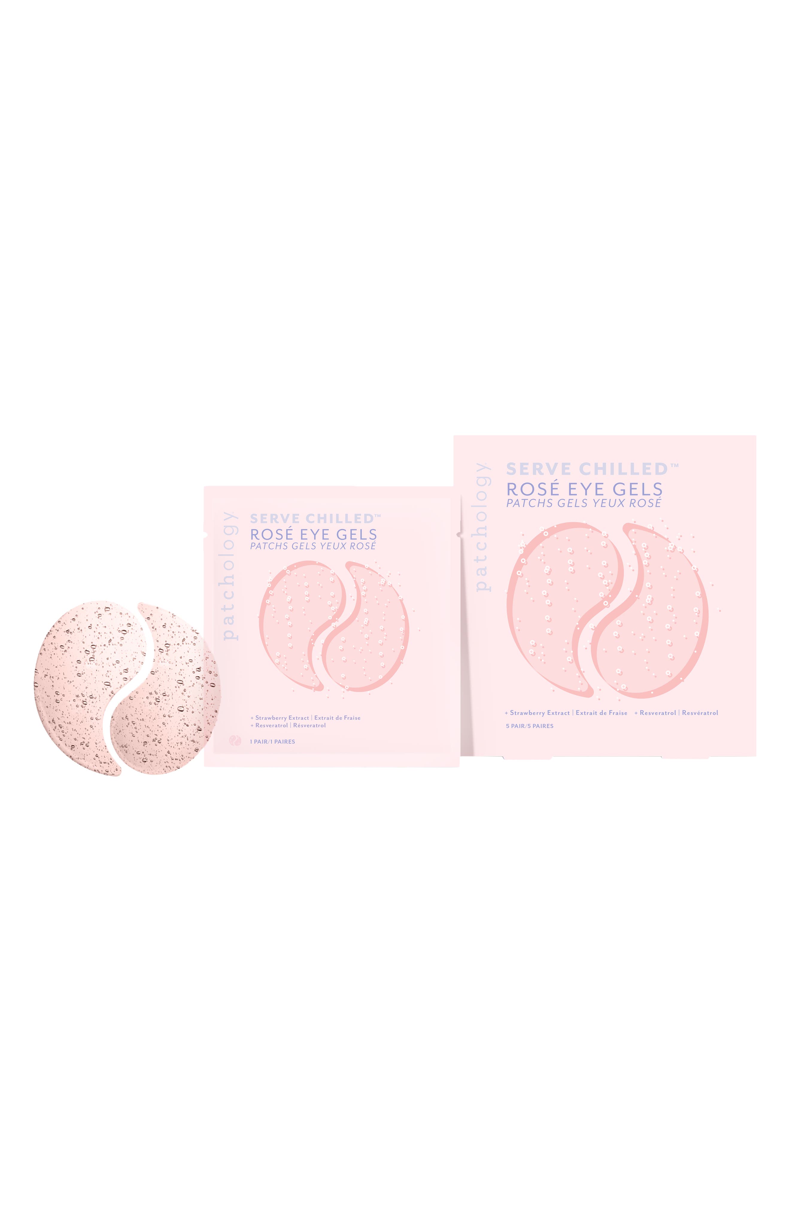 Patchology 5-Pack Serve Chilled Rosé All Day Eye Gels | Nordstrom