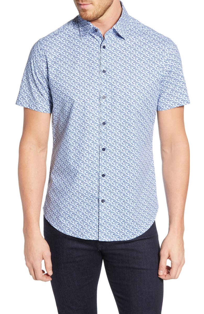 Stone Rose Regular Fit Geo Print Shirt | Nordstromrack