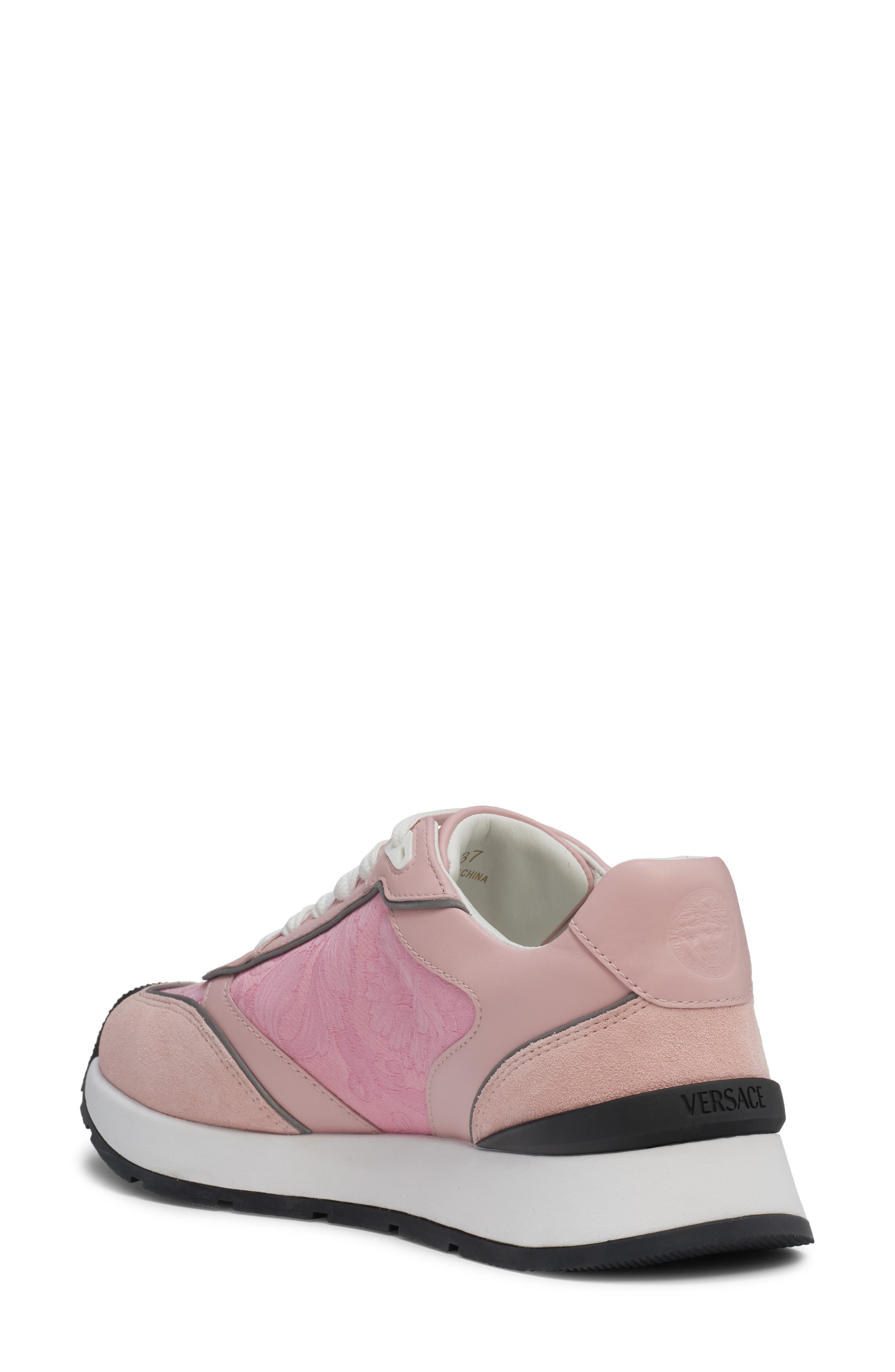Versace Logo Jacquard Low Top Sneaker (Women) | Nordstromrack