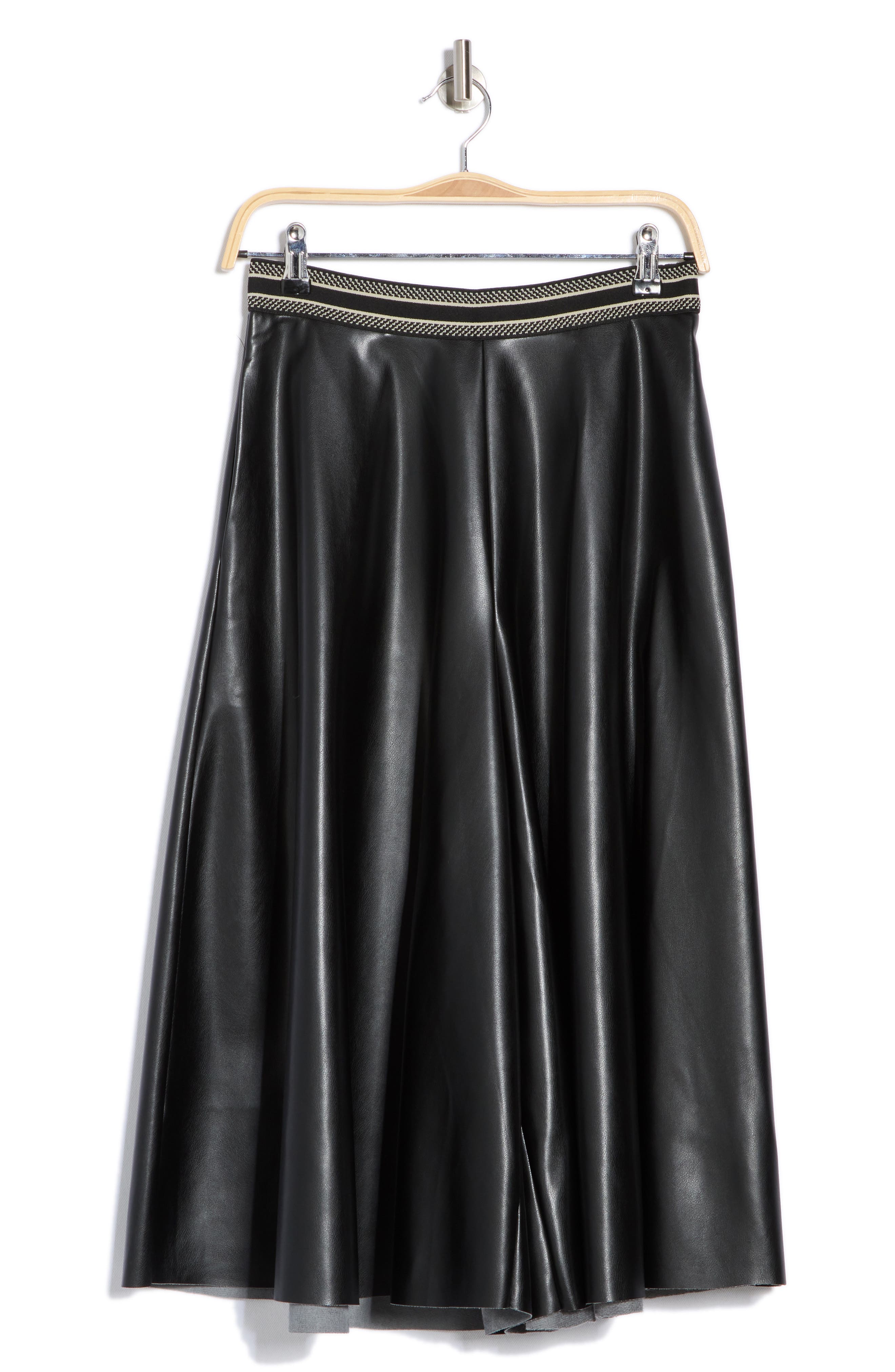 Halogen® Faux Leather Wide Leg Culottes | Nordstromrack