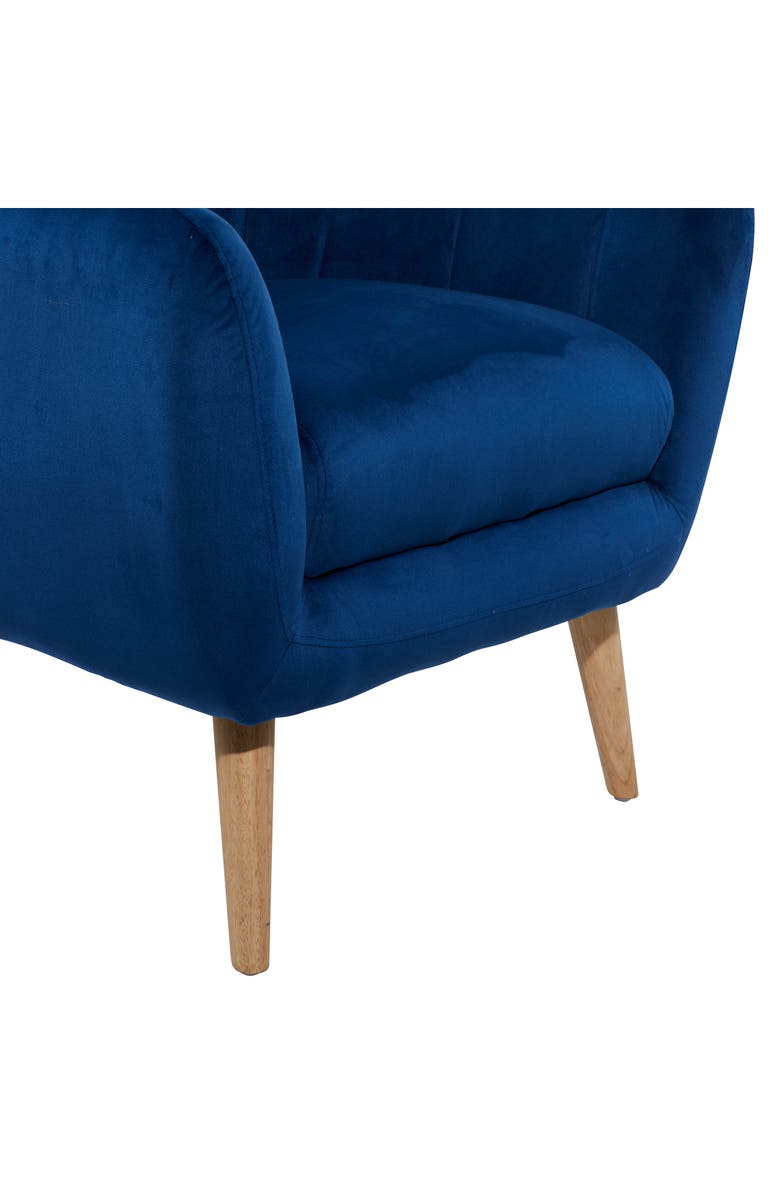 GINGER BIRCH STUDIO Blue Tufted Accent Chair | Nordstromrack