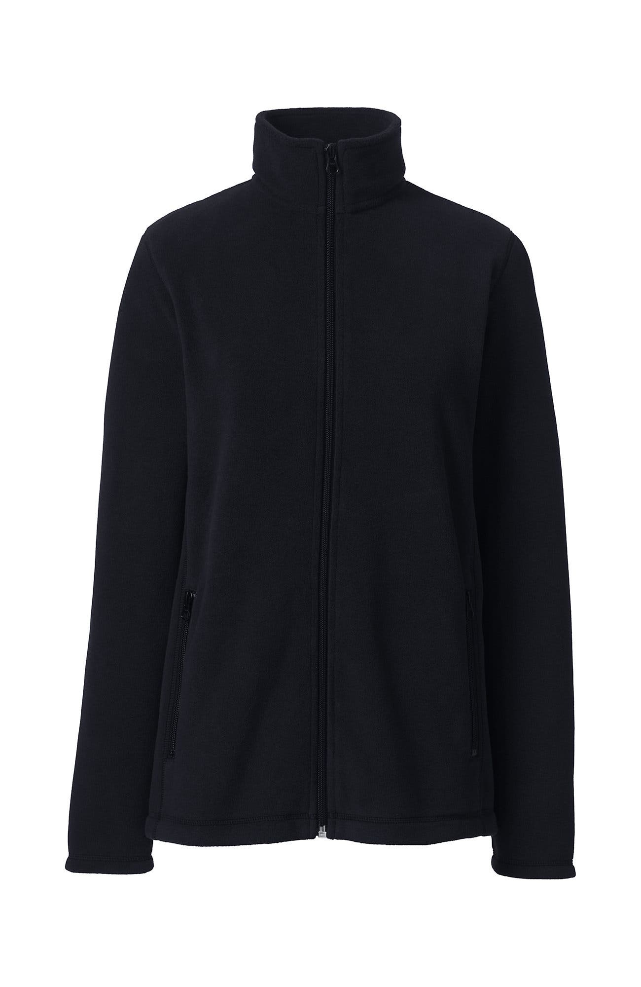 Lands' End Full-Zip Mid-Weight Fleece Jacket | Nordstrom