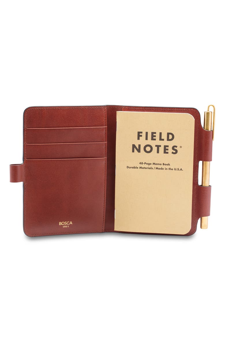 Bosca Embossed Leather Field Journal | Nordstrom