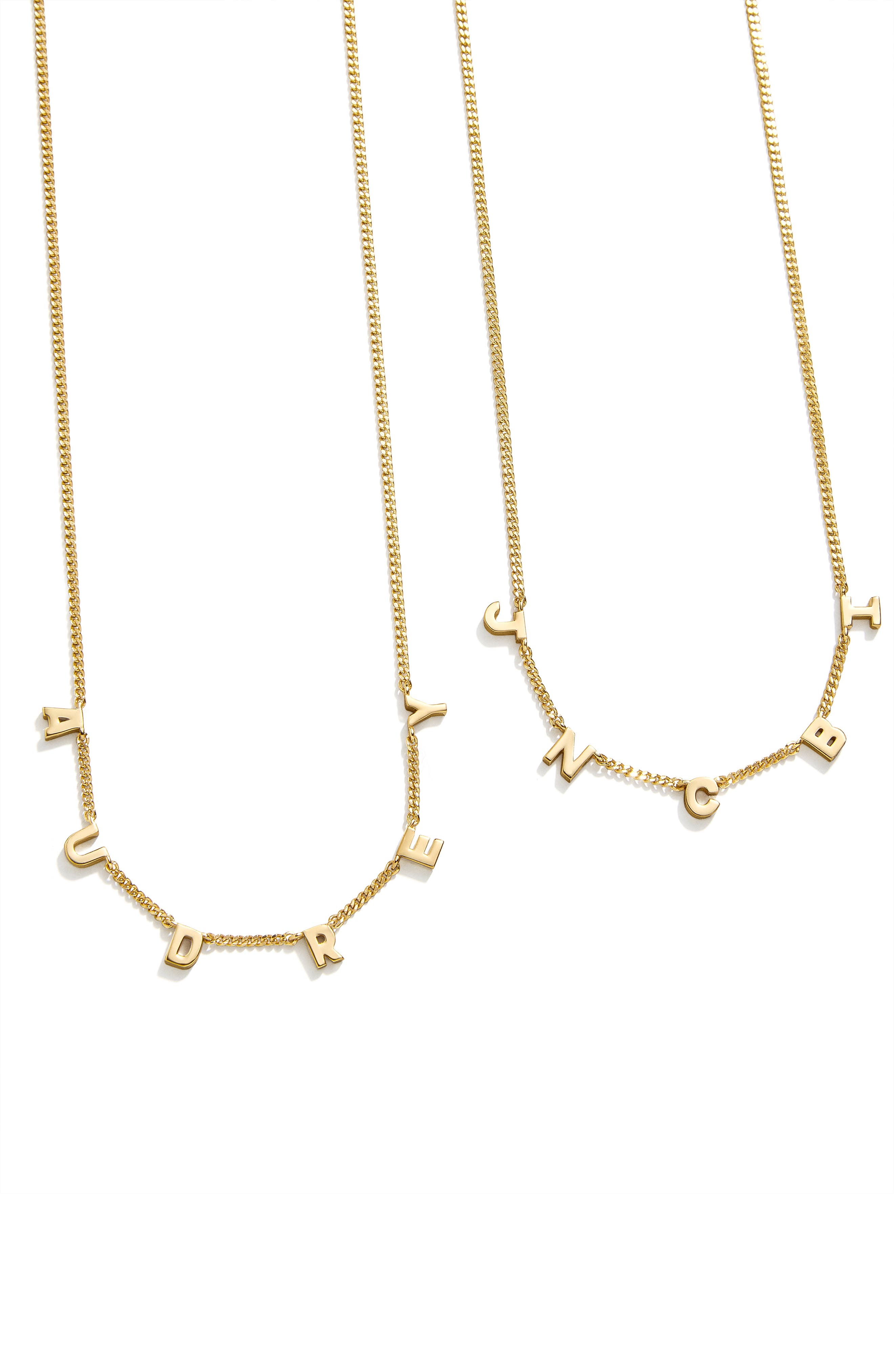 BaubleBar Custom Letter Charm Necklace | Nordstrom