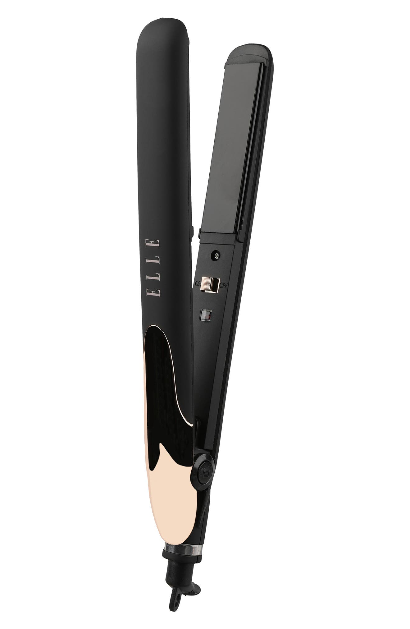 ELLE BEAUTY 1" Ceramic Flat Iron - Black | Nordstromrack