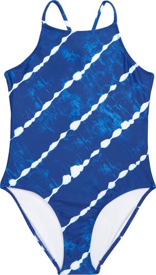 Zella Girl Crossover One-Piece Swimsuit | Nordstrom