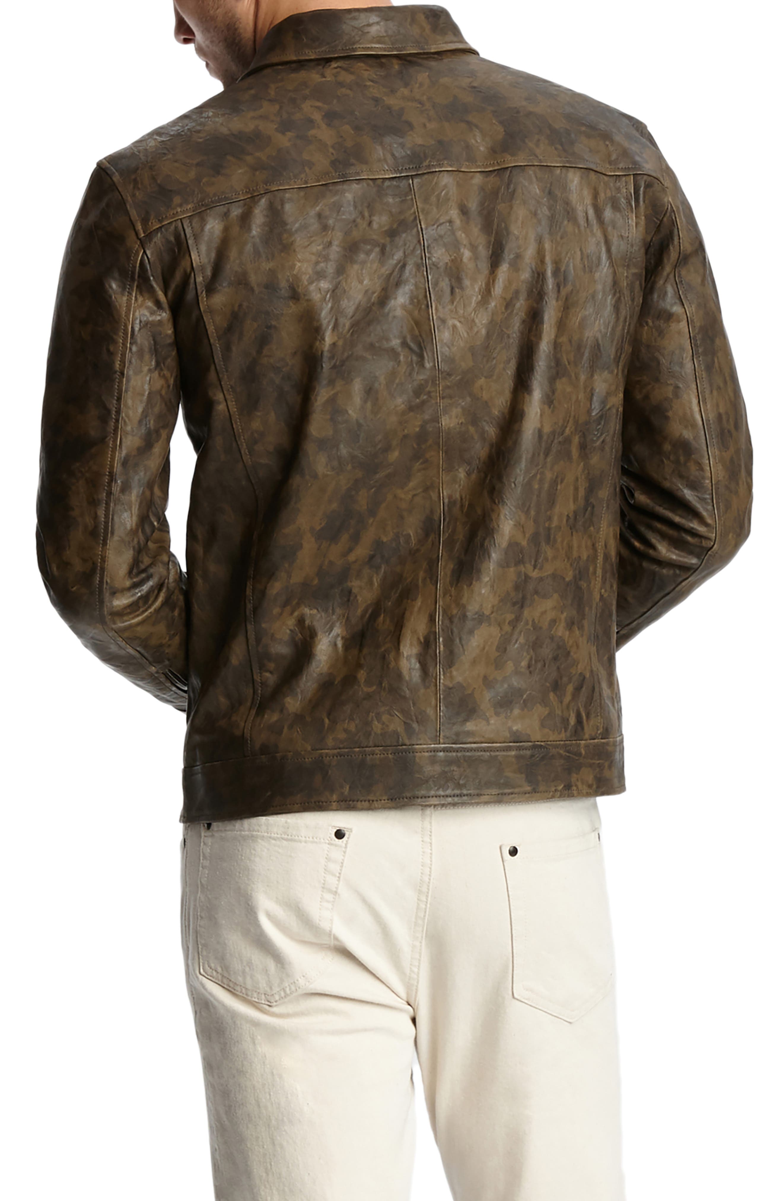 John Varvatos Sheep Skin Slim Fit Jacket | Nordstromrack