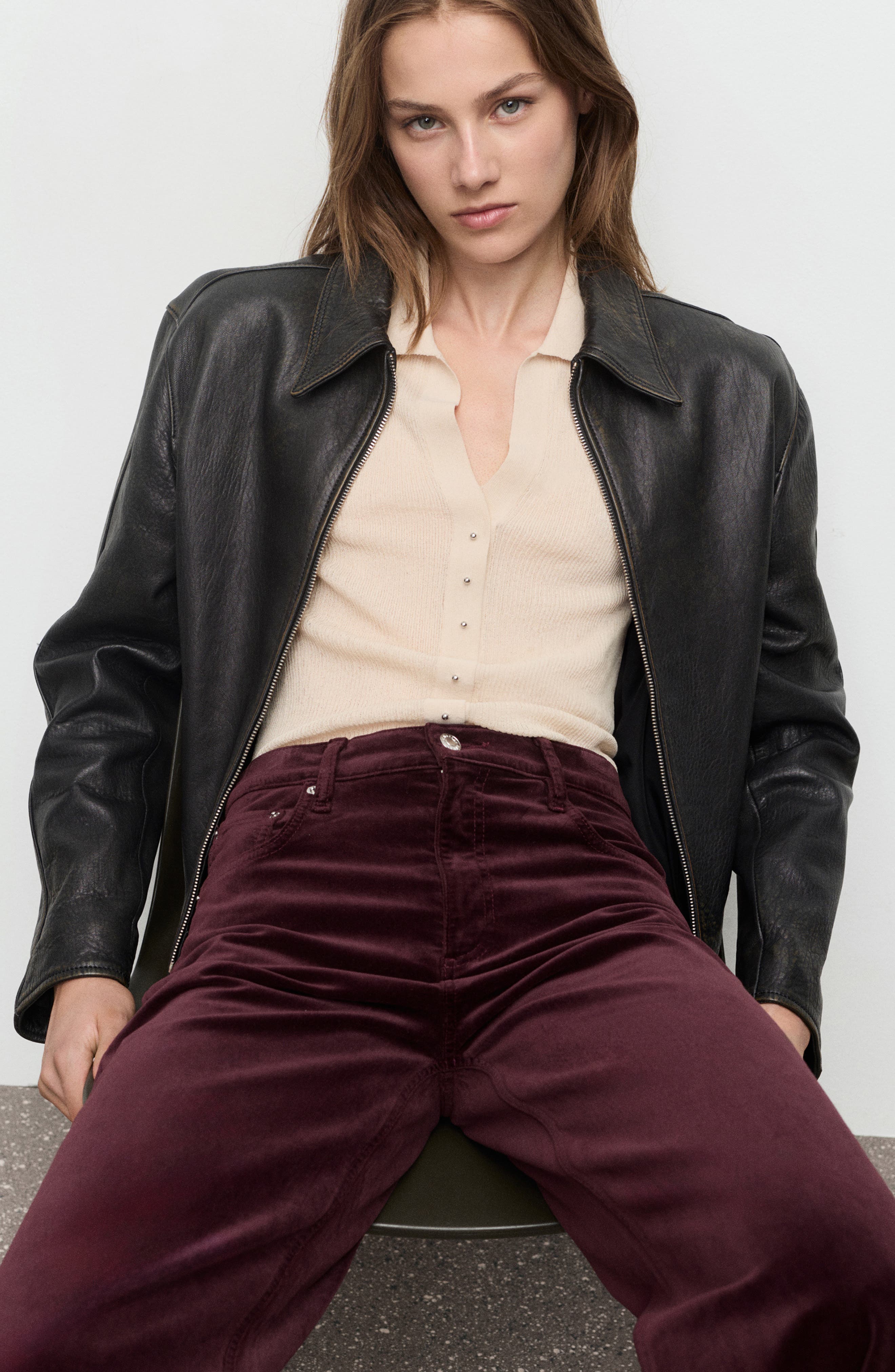 Wide Leg Velvet Jeans (Women) | Nordstromrack