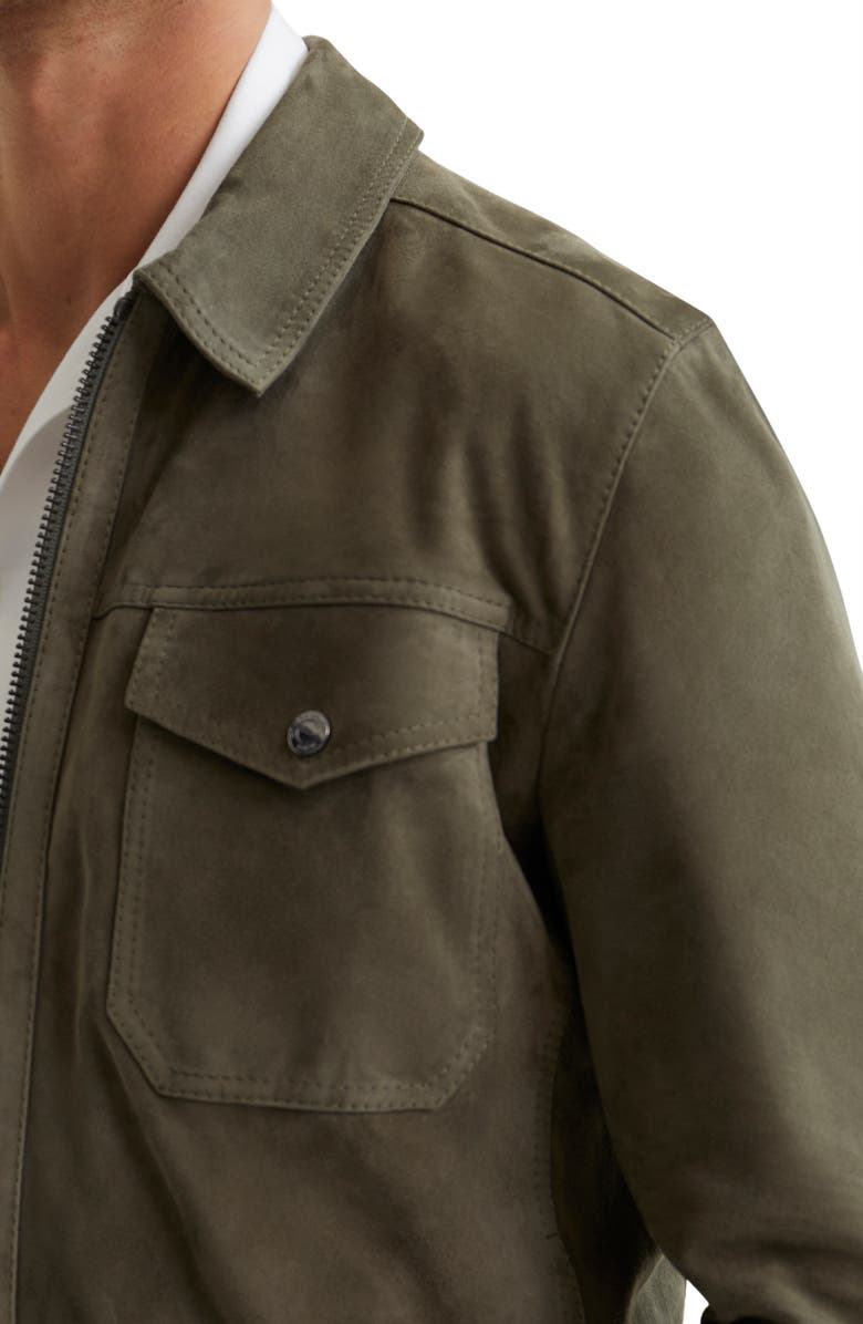 Reiss Men's Pike Goat Suede Jacket | Nordstrom