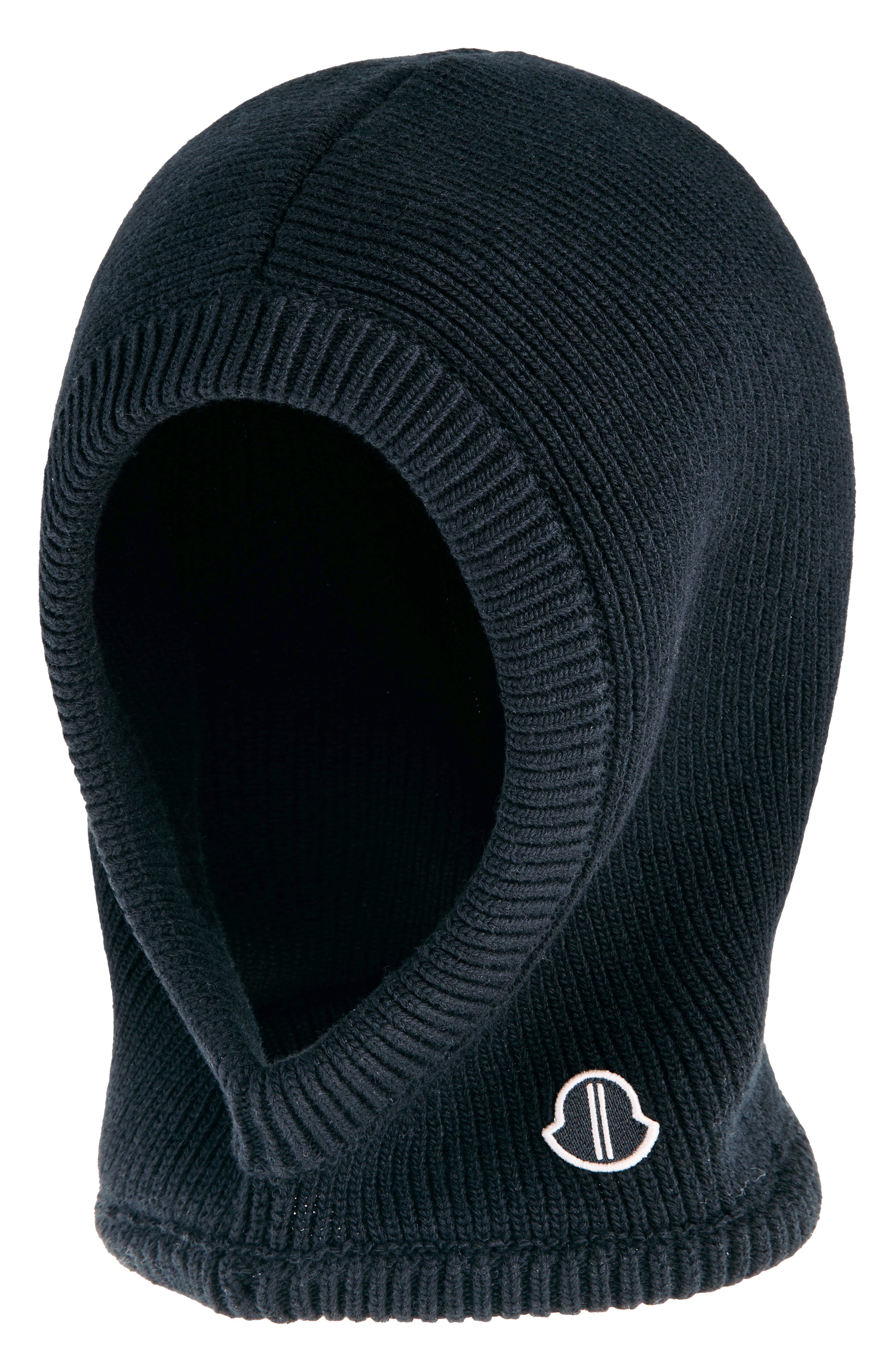 Moncler x Rick Owens Logo Patch Virgin Wool Balaclava | Nordstrom