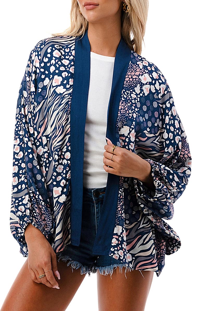 MARCUS ADLER Floral Print Topper | Nordstromrack