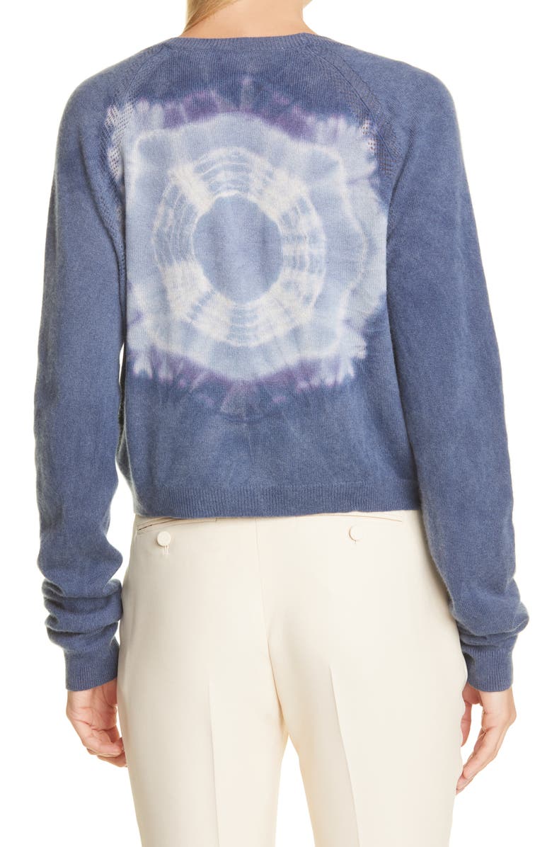 Raquel Allegra Bjork Tie Dye Cashmere Cardigan | Nordstromrack