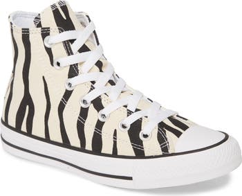 Converse Chuck Taylor® All Star® Zebra Stripe High Top Sneaker (Women ...