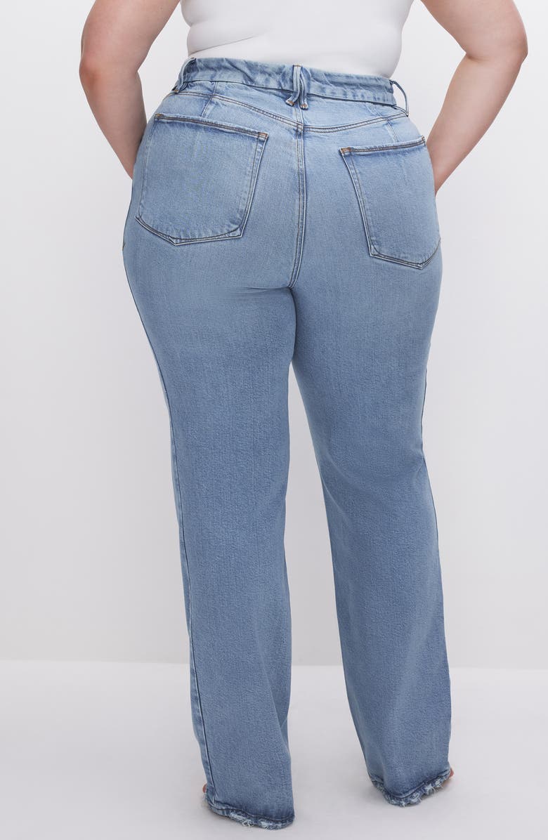 Good American Good Icon Straight Leg Jeans | Nordstromrack