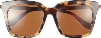 DIFF Bella 54mm Polarized Square Sunglasses | Nordstrom