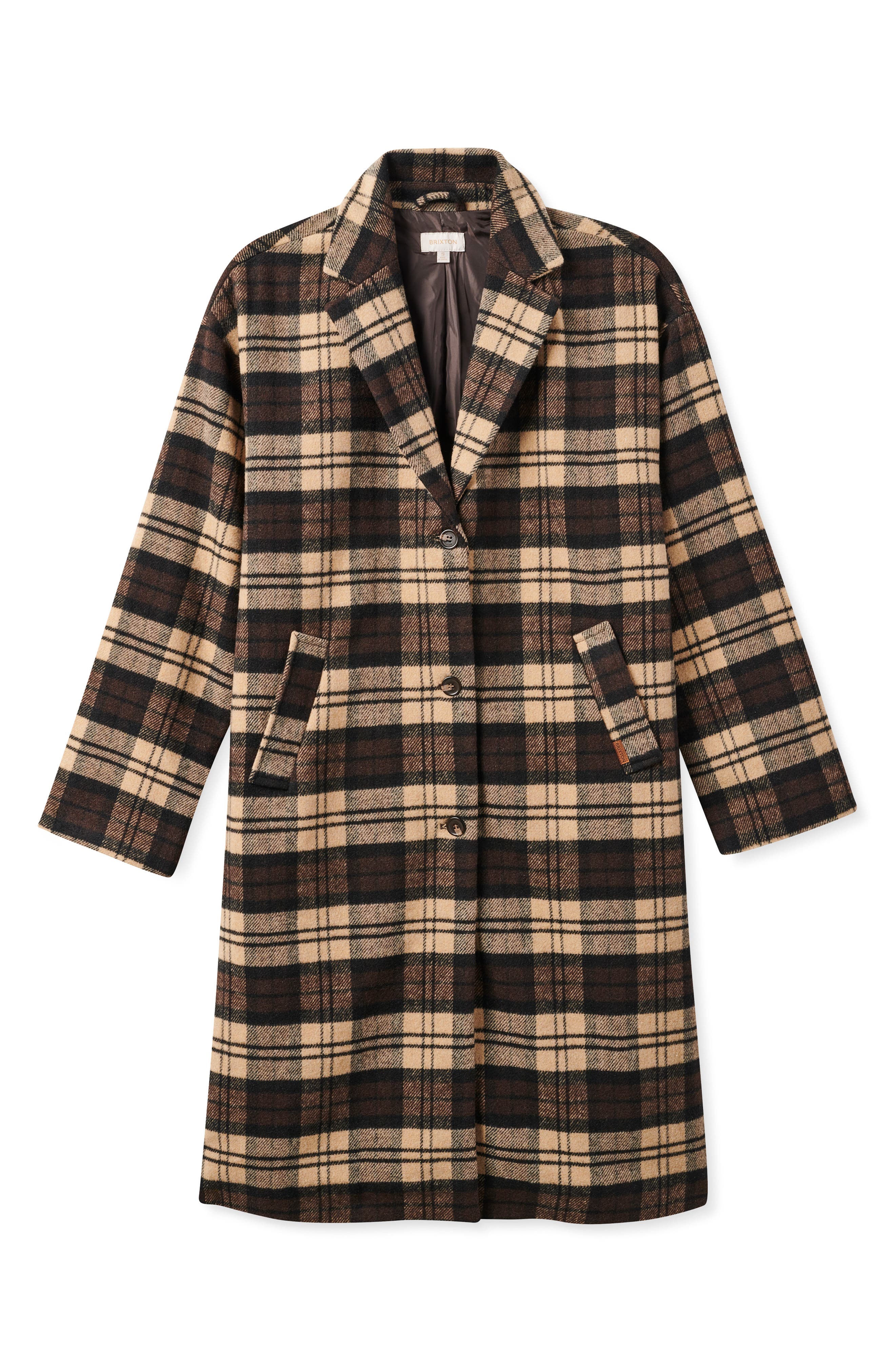 Brixton Cicely Plaid Coat | Nordstromrack