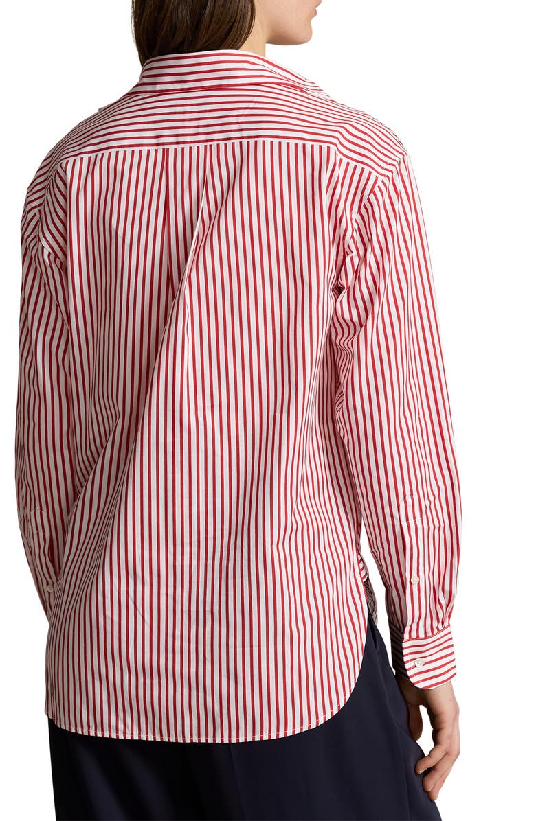 Polo Ralph Lauren Ramsey Stripe Cotton Poplin Button-Up Shirt ...