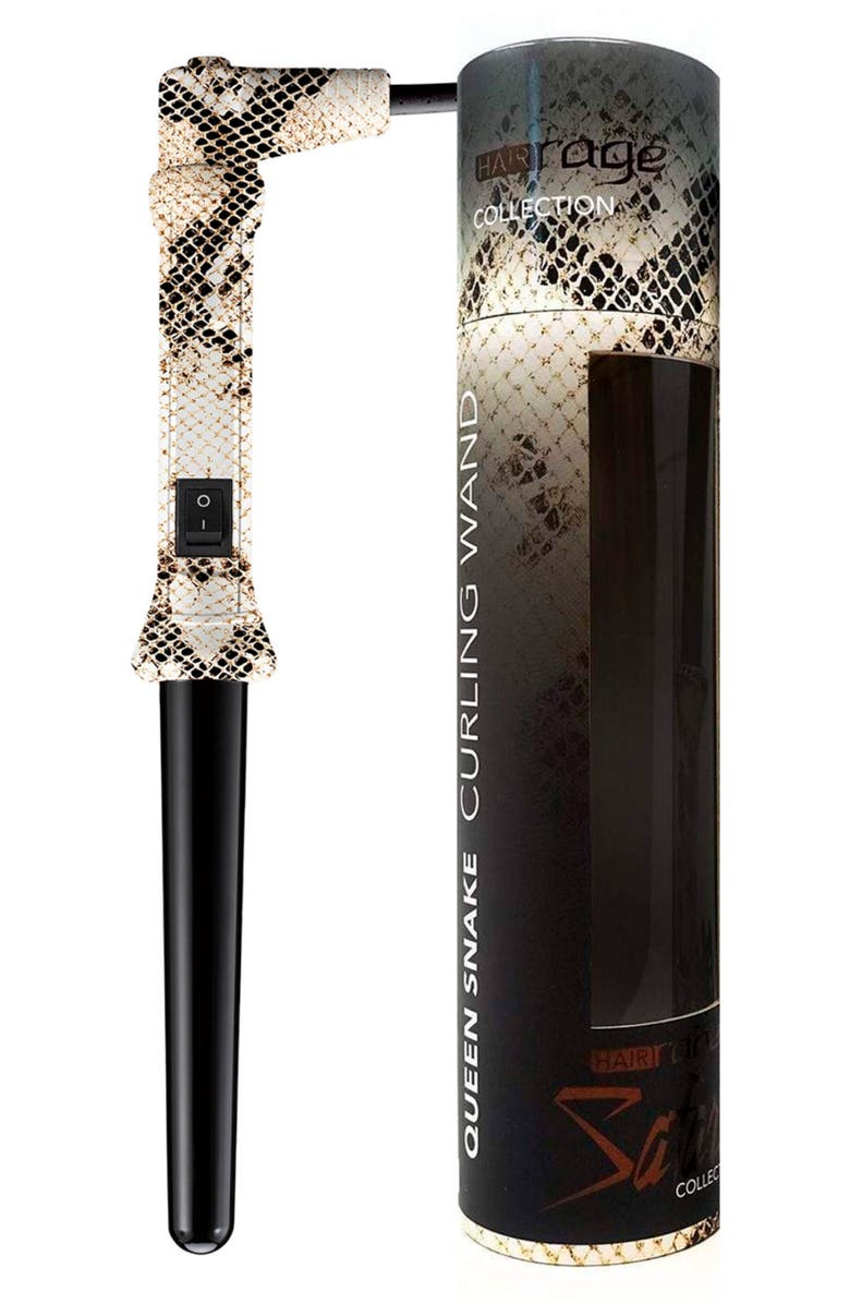 HAIR RAGE Cortex Beauty 1" Wild Animal Print Graduated Ceramic Curling ...