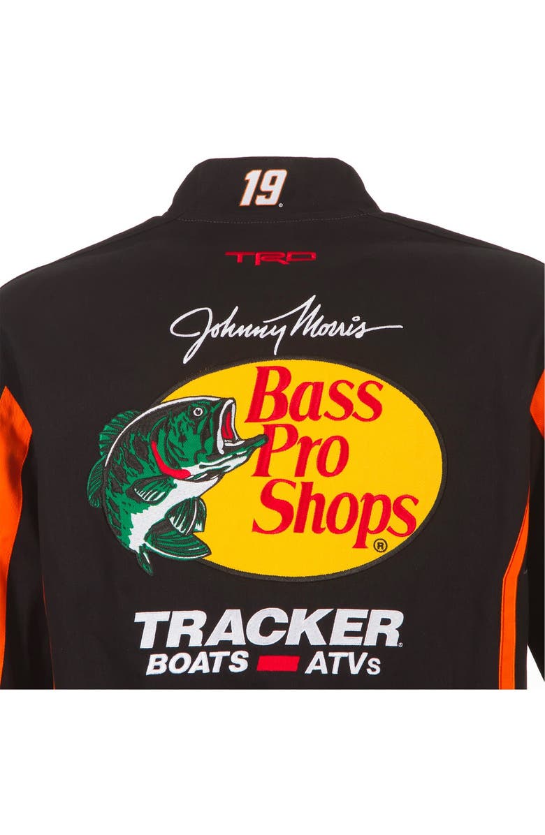 JH DESIGN Men's JH Design Black/Orange Martin Truex Jr Bass Pro Shops ...