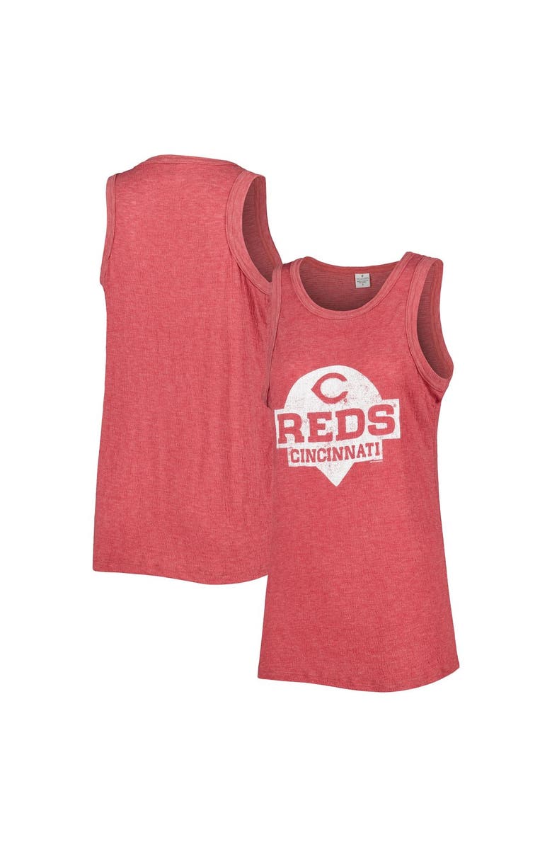 SOFT AS A GRAPE Women's Soft as a Grape Red Cincinnati Reds Tri-Blend ...