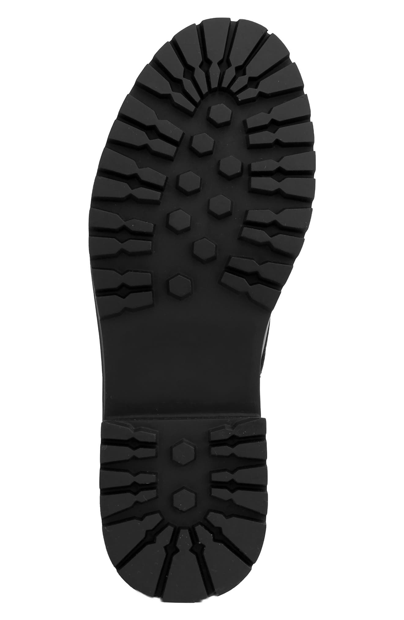 Sugar Faux Fur Collar Lug Sole Combat Boot (Women) | Nordstromrack