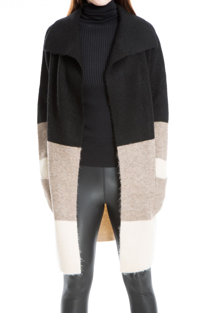 MAX STUDIO Colorblock Cardigan | Nordstromrack