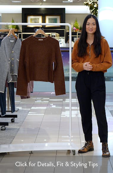 Open Edit Boxy Crewneck Sweater | Nordstrom