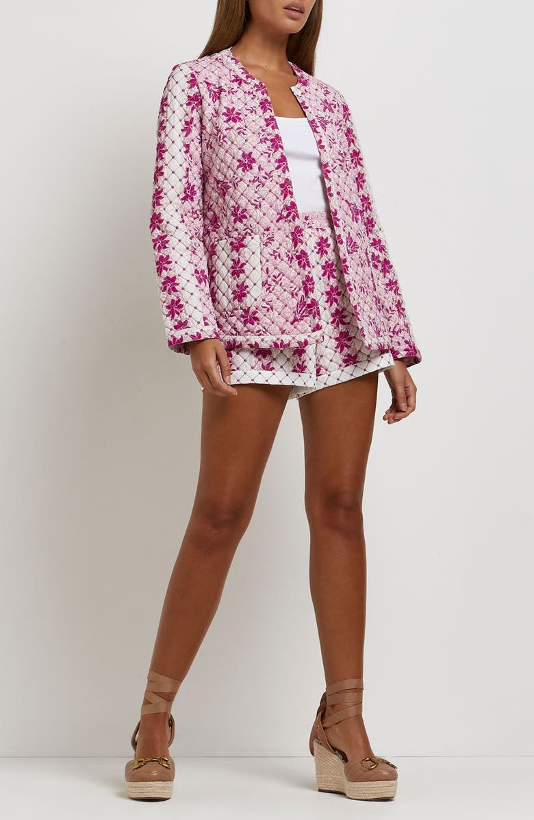 River Island Print Quilted Shorts | Nordstromrack
