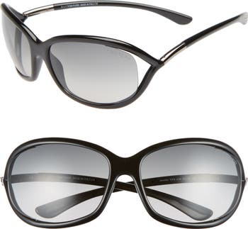 TOM FORD Jennifer 61mm Oval Oversize Frame Sunglasses | Nordstrom
