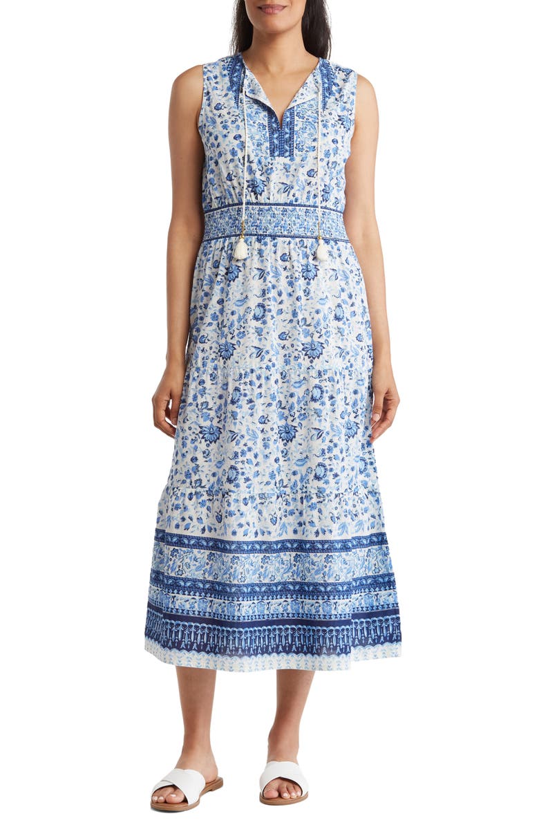 CASA CABANA Adele Sleeveless Cotton Dress | Nordstromrack