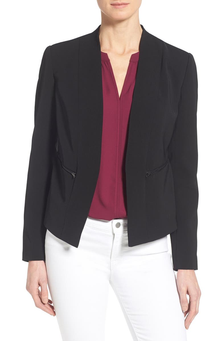 Halogen® Zip Pocket Open Jacket | Nordstrom